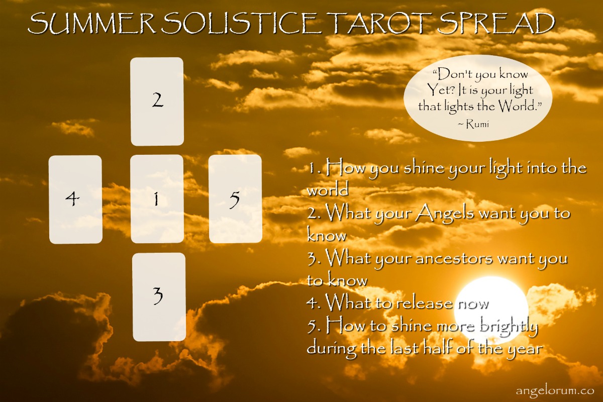 Summer Solstice Message + Tarot Spread ⋆ Angelorum Tarot