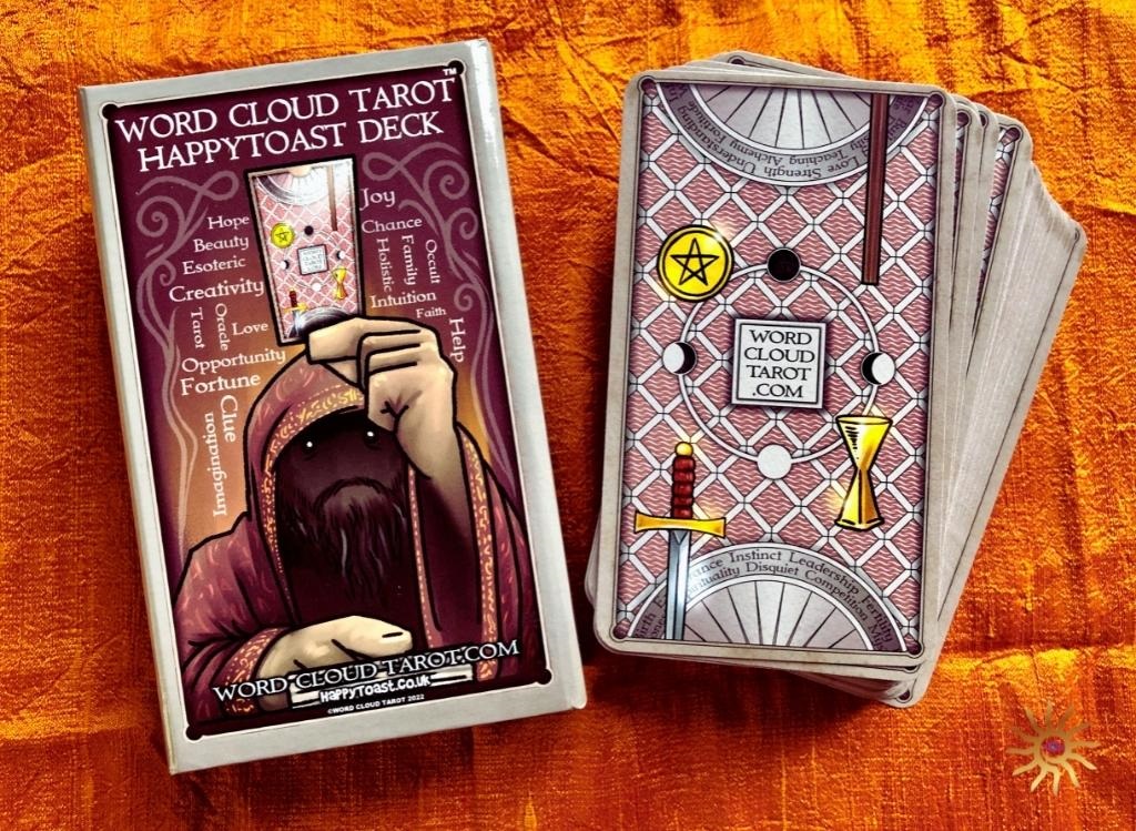 Word Cloud Tarot HappyToast Deck Review ⋆ Angelorum