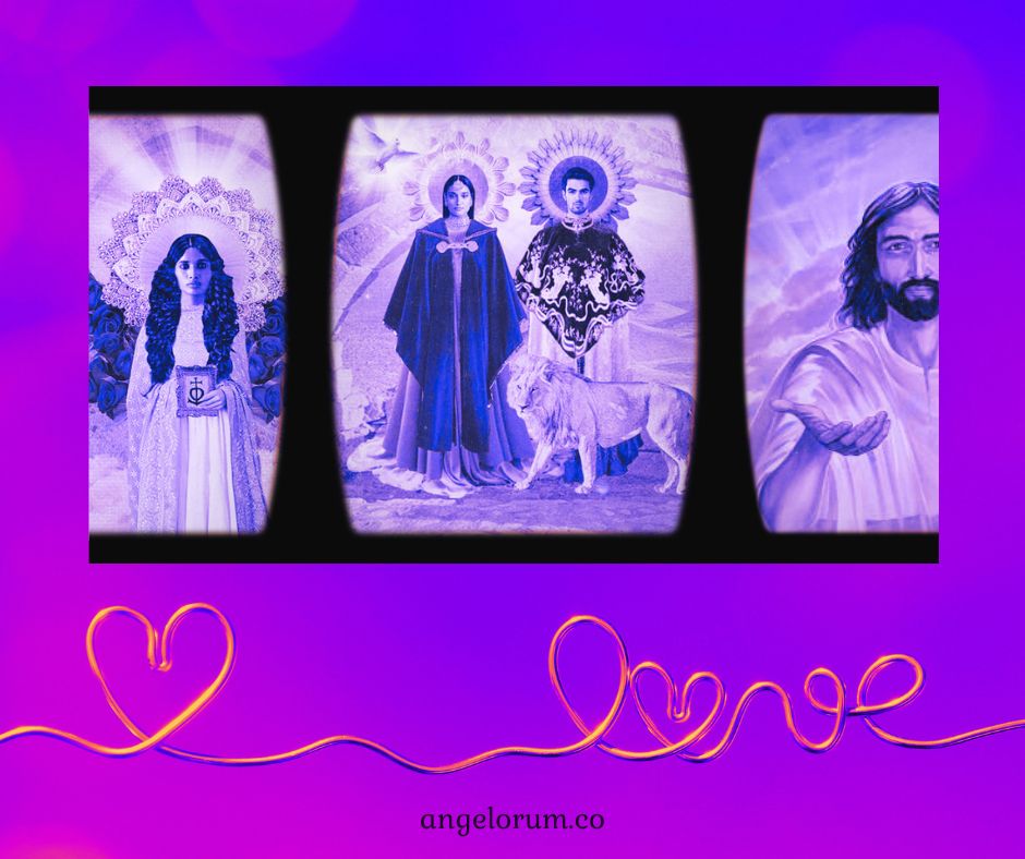 A Christ and Mary Magdalene Channelling ⋆ Angelorum Tarot