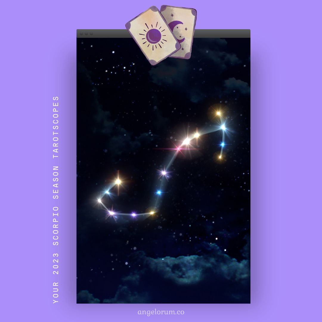 Scorpio Season, Scorpio Energy Tarot Cards and Tarotscopes ⋆ Angelorum