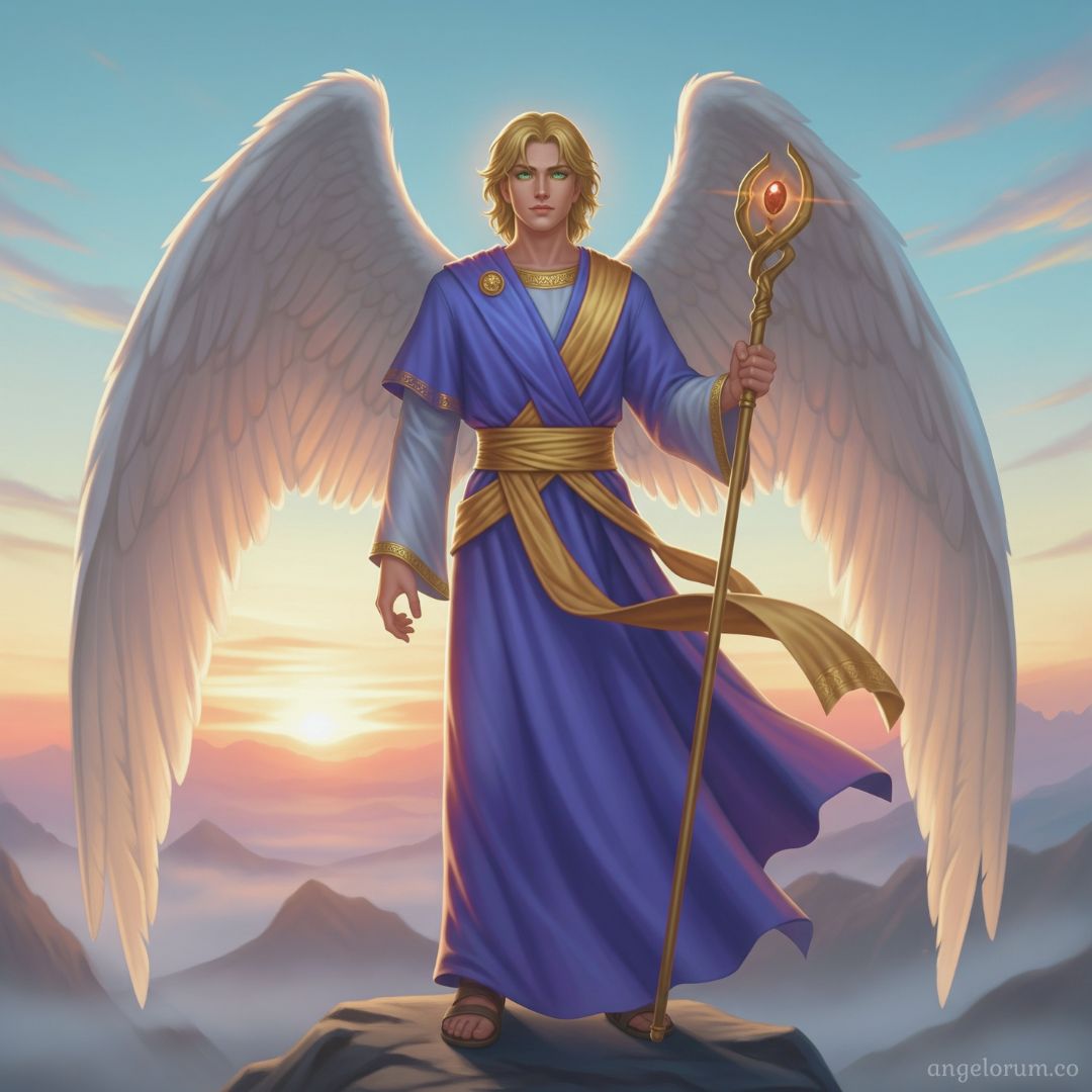 29. Reyiel Angel of Liberation and the 7 of Wands ⋆ Angelorum