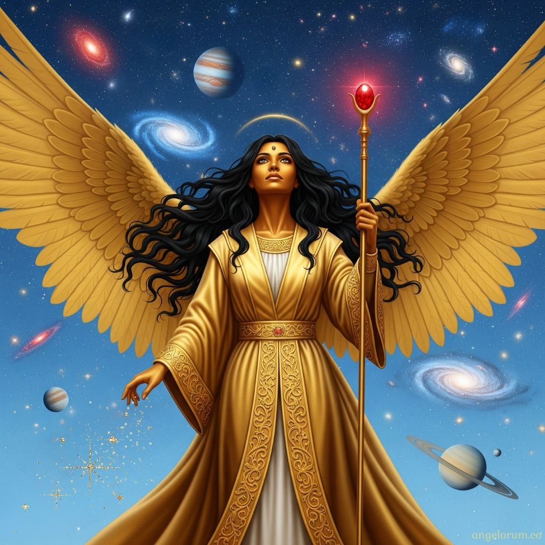 30. Omael the Angel of Multiplication and the 7 of Wands ⋆ Angelorum