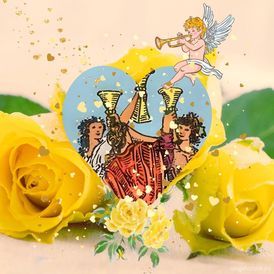 3 of Cups as Feelings (with two rituals + an Angelic Love Tarot spread)