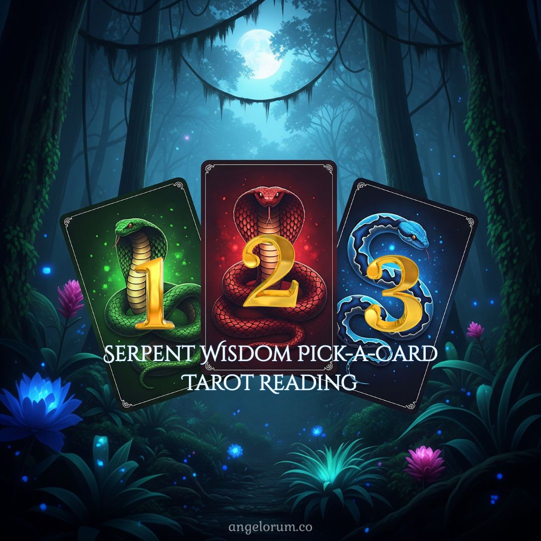 Serpent Wisdom Pick-a-Pile Tarot Readings ⋆ Angelorum Tarot